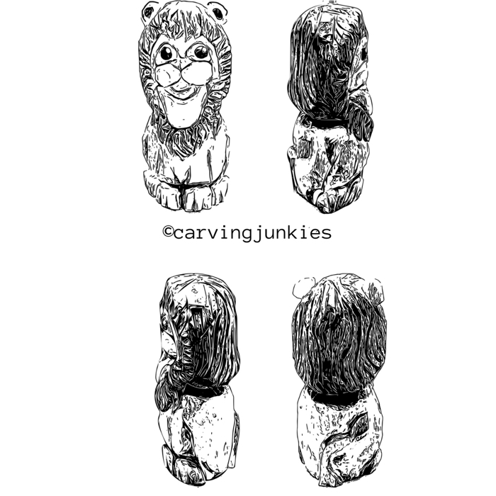 How to Carve A Lion With Just A Knife