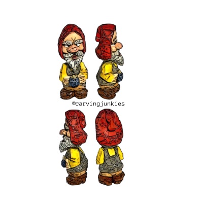 Christmas Elf Wood Carving Tutorial